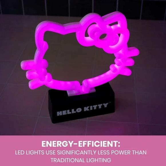 Hello Kitty | Accents | Hello Kitty Sanrio Neon Light Lamp | Poshmark